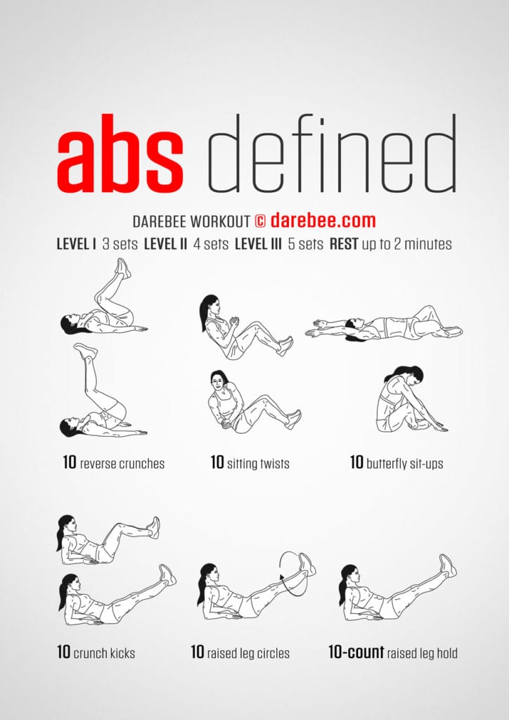 At-home workout charts - rubybox