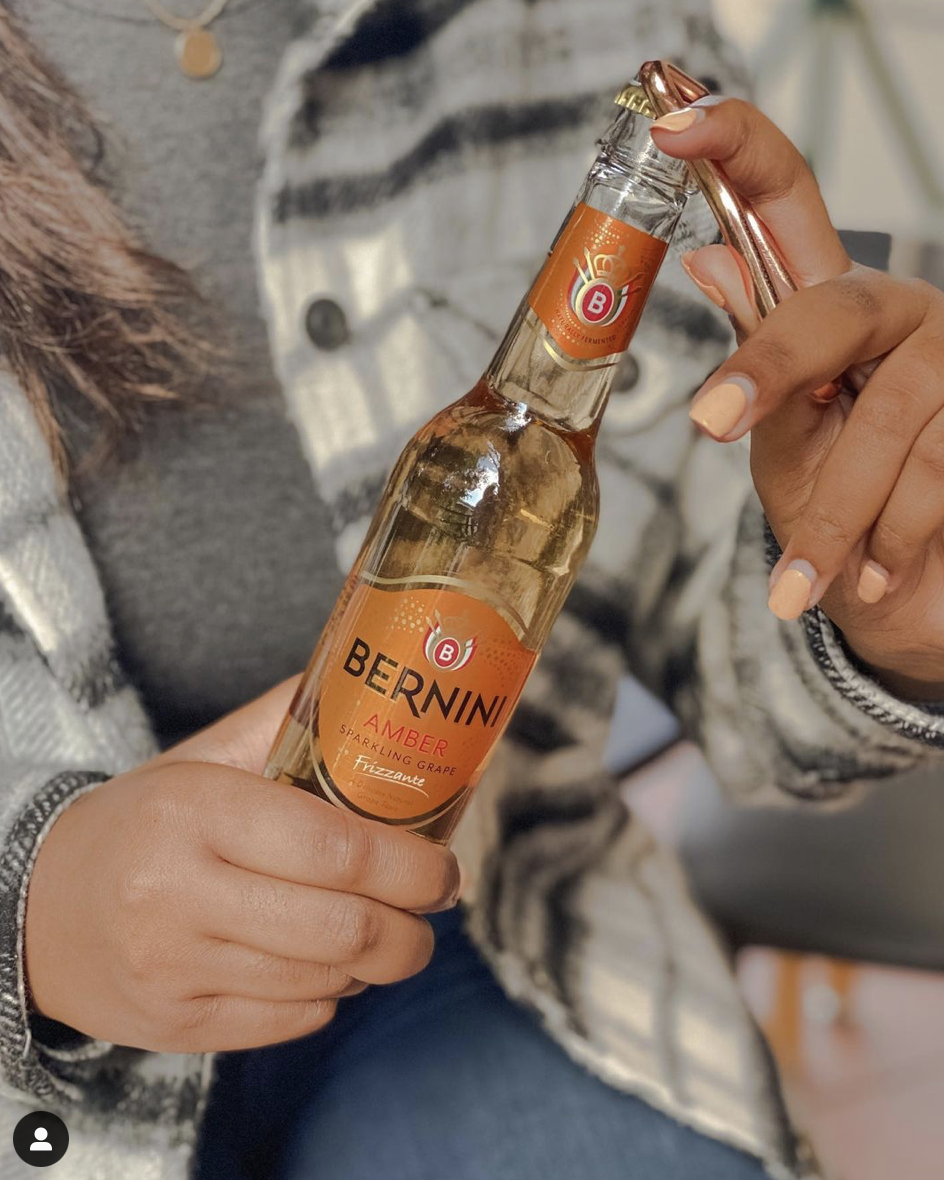 Bloggers Review: Bernini Amber Natural Sparkling Grape Frizzante - rubybox