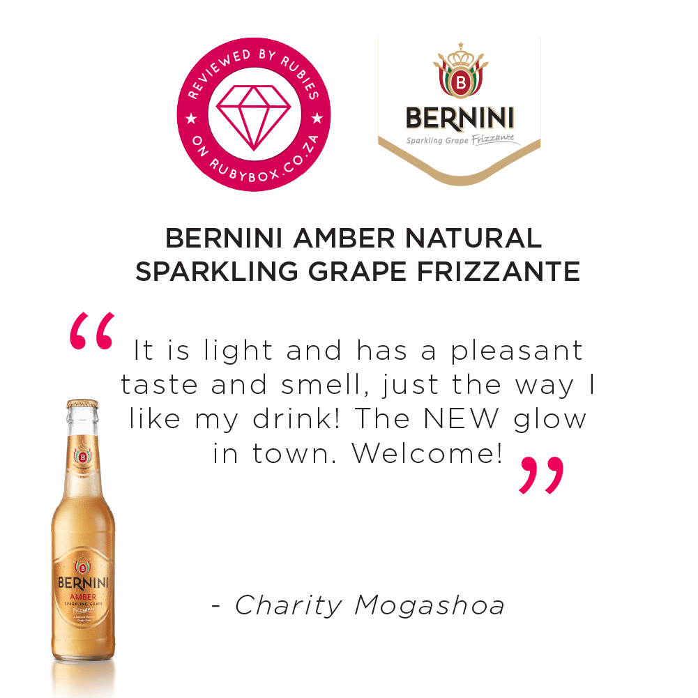 rubybox reviews & ratings: Bernini Amber Natural Sparkling Grape ...