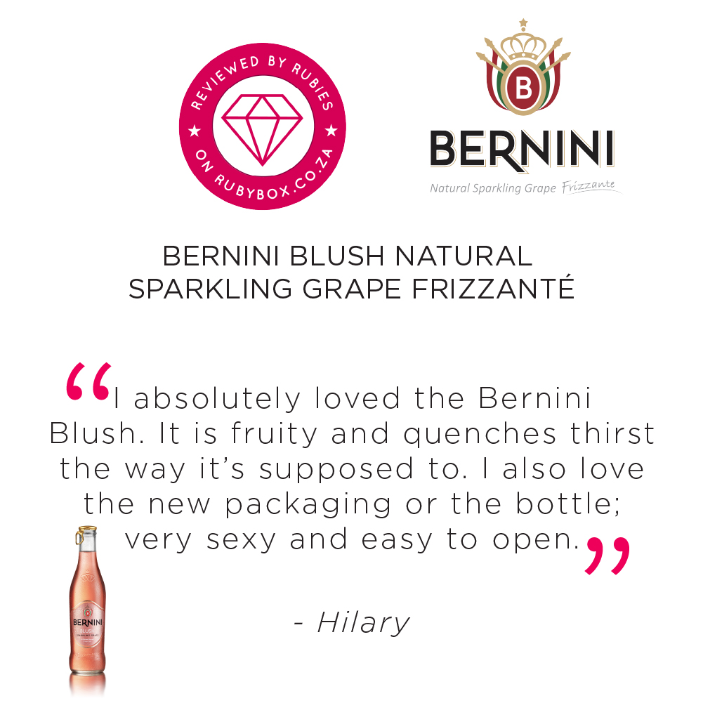 rubybox reviews & ratings: Bernini Natural Sparkling Grape Frizzanté ...
