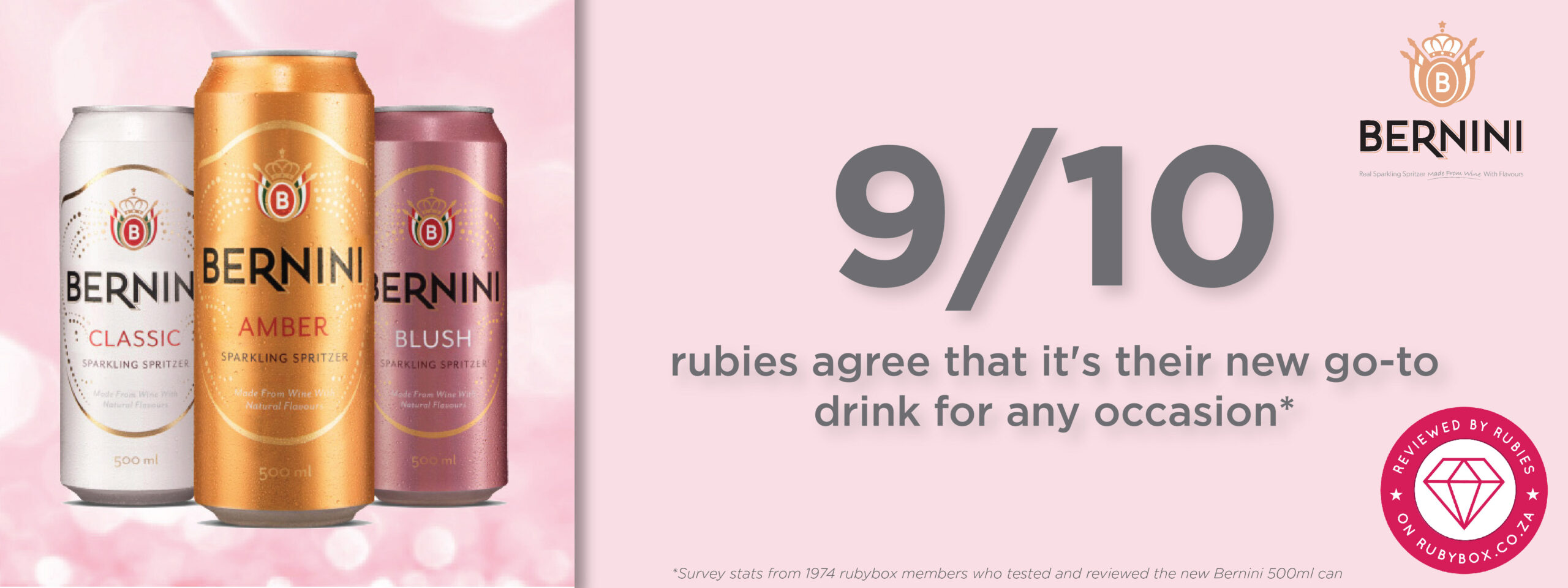 rubies review and rate: New Bernini 500ml Can - rubybox