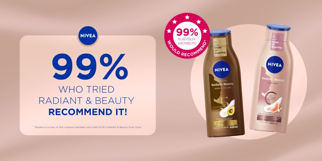 rubies review and rate: NIVEA Radiant & Beauty Body Lotions - rubybox