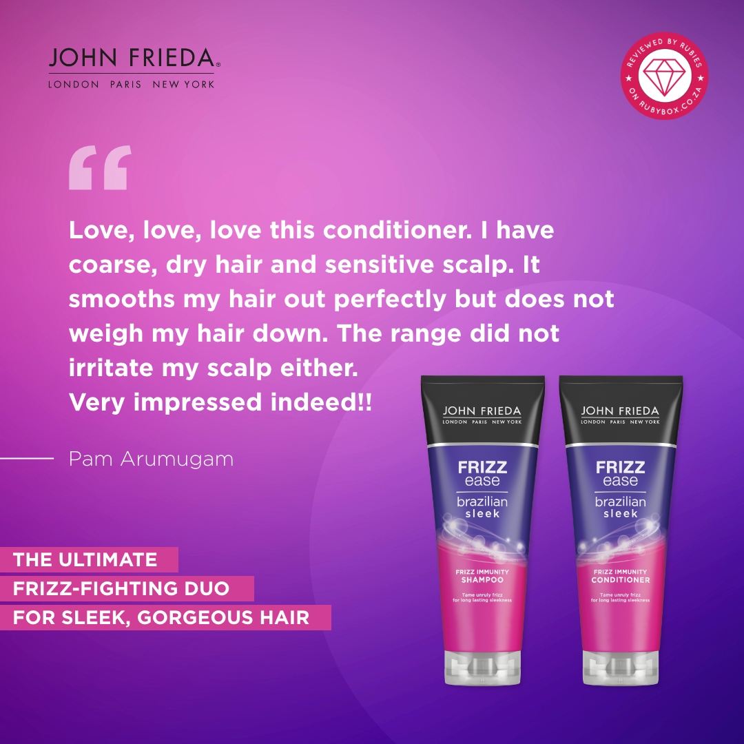 9/10 said their hair felt sleeker after they used John Frieda’s ...
